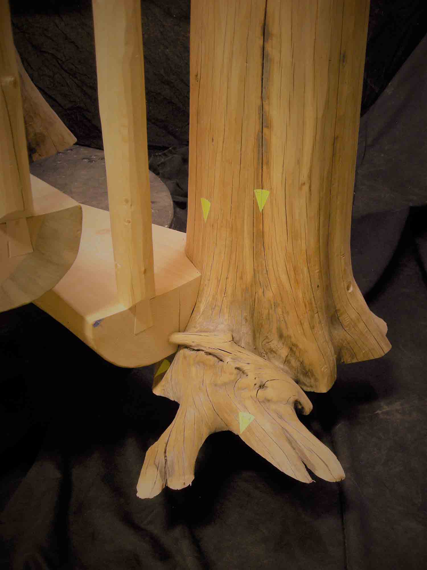 Custom Wood Stairs Gallery, Log Stairs