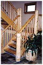StairMeister Log Stairs - Straight